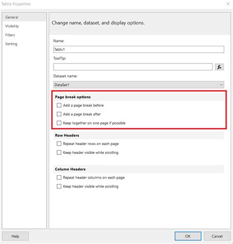 Reporting Services SSRS Page Issue Stack Overflow