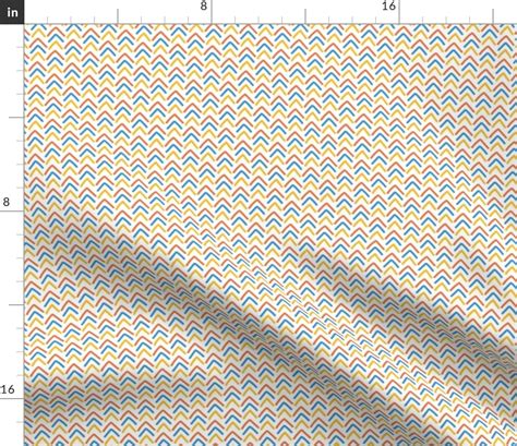 Abstract Coordinate Triangle Geometric Fabric Spoonflower