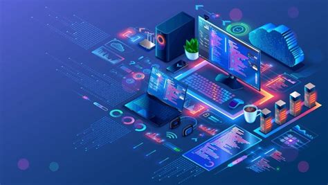Computer Technology Isometric Stock Vectors And Vector Art