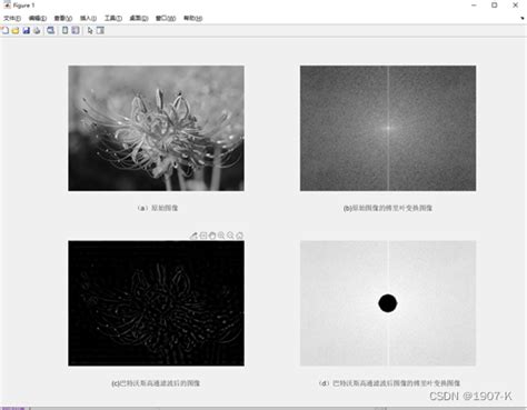 数字图像处理 低高通滤波实验（matlab实现） 数字图像处理理想低通滤波器 csdn博客