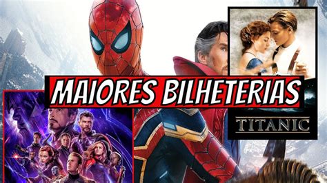 10 MAIORES BILHETERIAS DA HISTÓRIA DO CINEMA MUNDIAL - YouTube