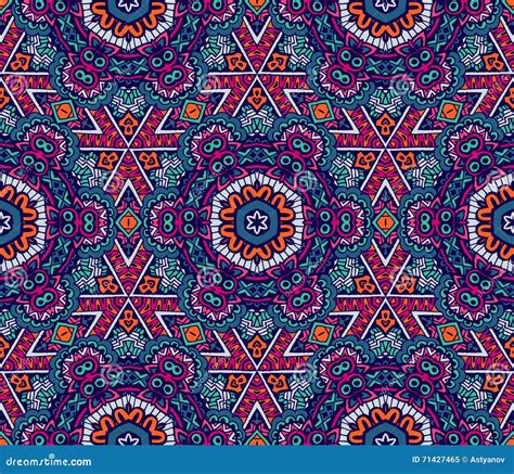Abstract Geometric Mosaic Seamless Pattern Stock Vector Illustration Of Classic Festive 71427465