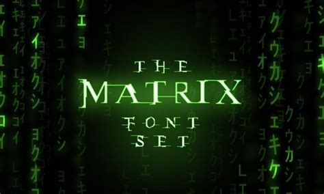 The Matrix Font The Matrix Elegant Font Text Effect Generator