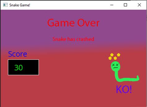 Snake Game In C