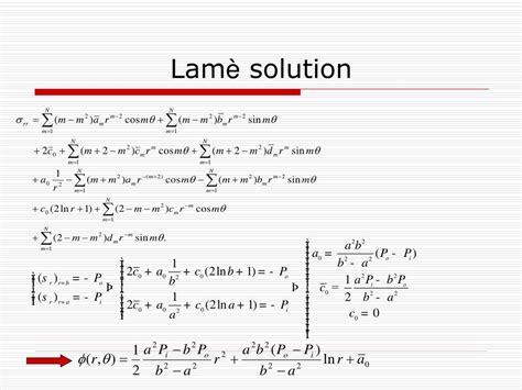 Ppt Revisit Of Two Classical Elasticity Problems By Using The Trefftz
