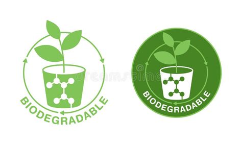 Biodegradable Polymers Stamp Stock Illustrations 61 Biodegradable