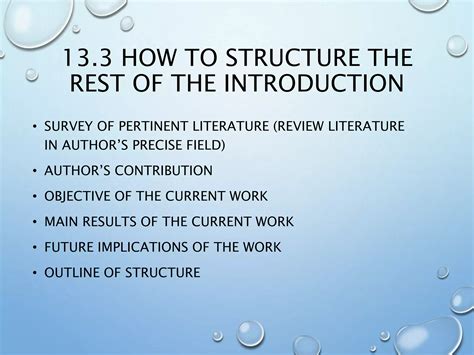 Chapter 13 Introduction In Research Paper Pptx