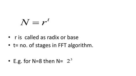 Radix 2 Dit Fft Pptx