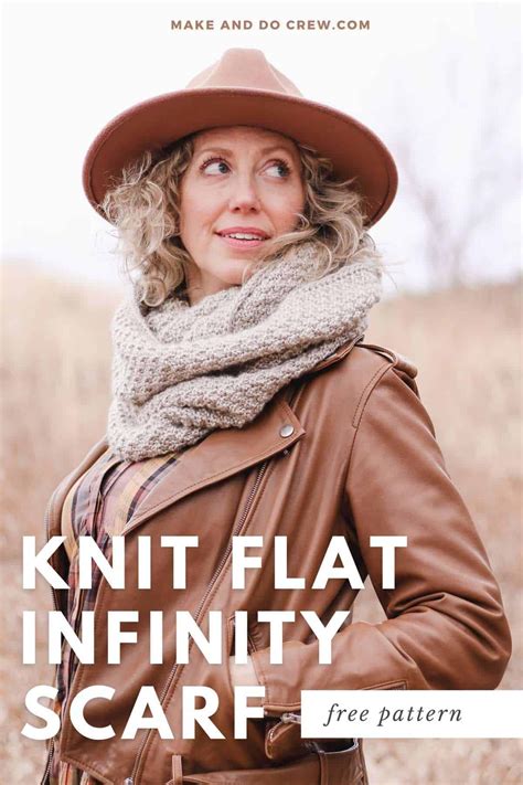 Chunky Knit Infinity Scarf Free Pattern Make And Do Crew Artofit