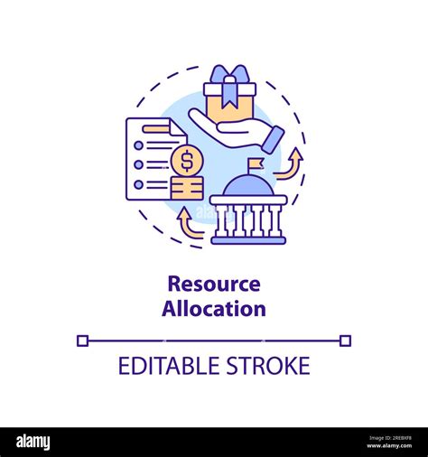 2d Customizable Resource Allocation Icon Concept Stock Vector Image And Art Alamy