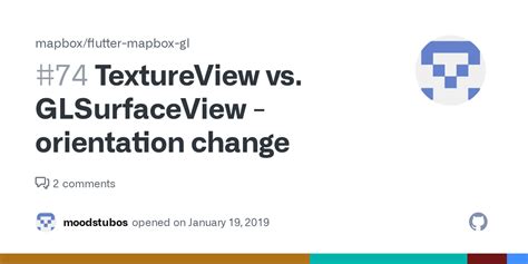 TextureView Vs GLSurfaceView Orientation Change Issue 74 Mapbox