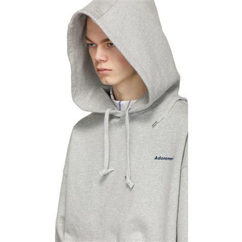 ader error grey thunder hoodie ader error