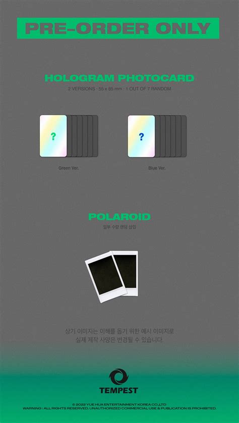 Tempest 3rd Mini Album On And On Album Packaging Preview Rkpop