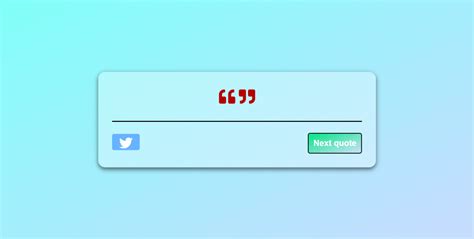 Random Quote Generator Using HTML CSS And JavaScript