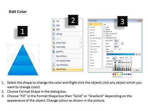 Business Framework Model 3 Staged Dependent Triangle Process Sales Diagram