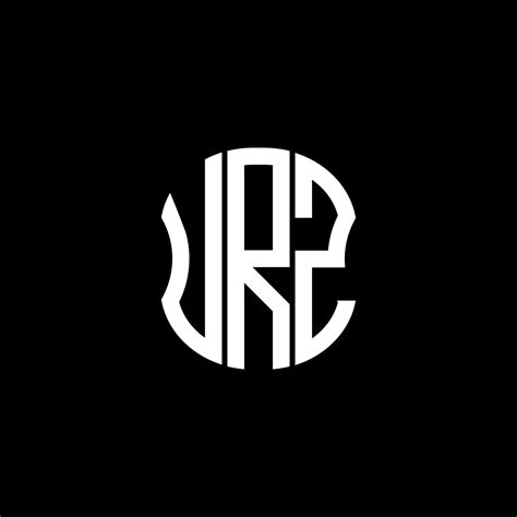 diseño creativo abstracto del logotipo de la letra urz urz diseño