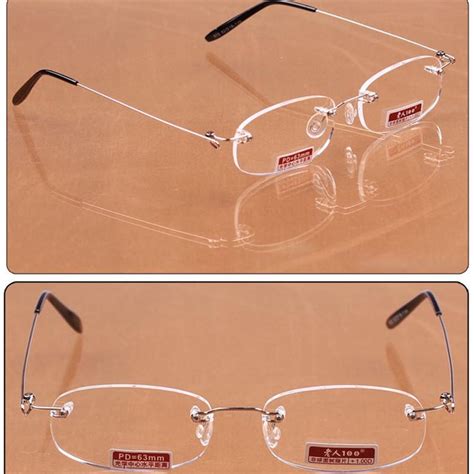 Cheap Rimless Frame Reading Glasses Readers Small Eyeglasses Resin