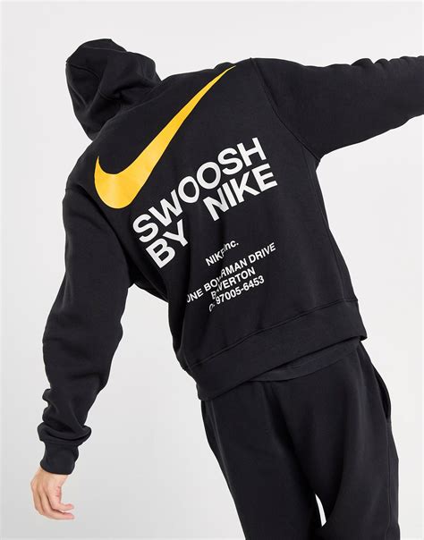 Nike Sudadera Con Capucha Swoosh Logo En Negro Jd Sports España