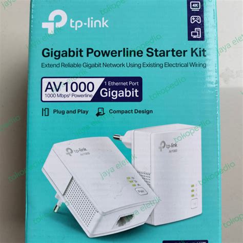Jual Tp Tp Link Av 1000 Powerline Adaptor Sepasang Inandout 1 Set