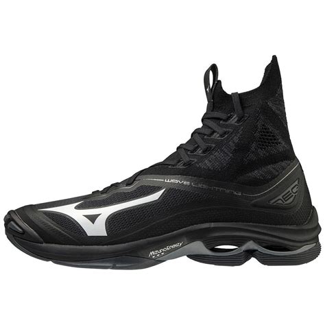 ZAPATILLAS MIZUNO WAVE LIGHTNING NEO BLACK WHITE GREY | ASICS - MIZUNO ...
