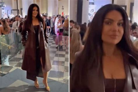 Molly Qerim Looks Sensational In Dress And Leather Coat As First Take Host Stuns At Glam New