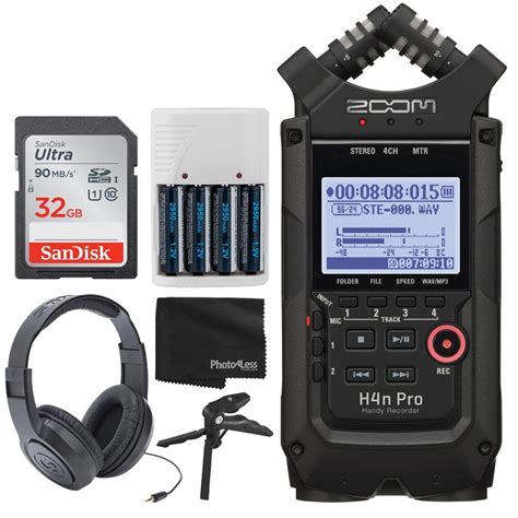 Zoom H4n Pro 4 Input4 Track Portable Handy Recorder With Onboard Xy