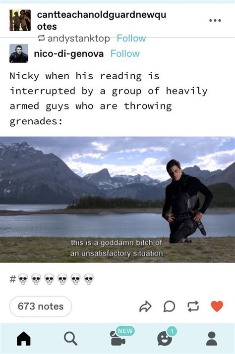You Interrupted Nickys Reading R Theoldguard Movie