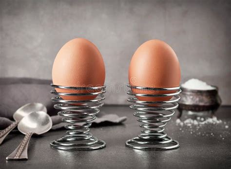 Two Boiled Eggs Stock Image Image Of Product Boiled 77158653