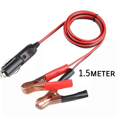 Jual Kabel Jumper Socket Male Jepit Aki Clamp Plug Soket Lighter