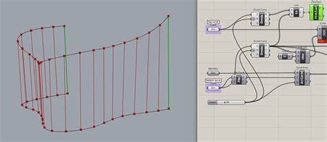 Grasshopper Array Geometry Or Closed Curve Along Curves Grasshopper