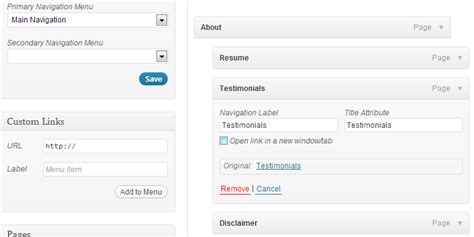 Using Wordpress Open Menu Links In New Windowtab Brandon Coppernoll