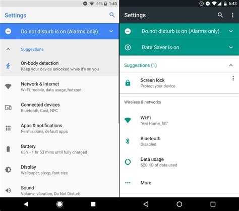 Android Nougat vs Oreo Cambios visuales en la interfaz Teknófilo