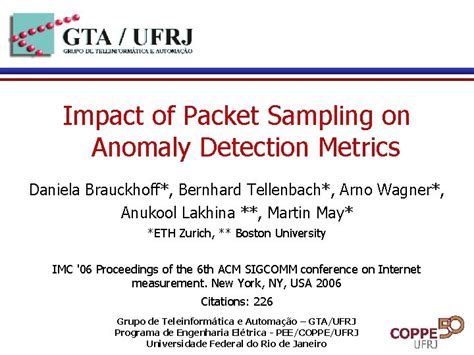 Impact Of Packet Sampling On Anomaly Detection Metrics