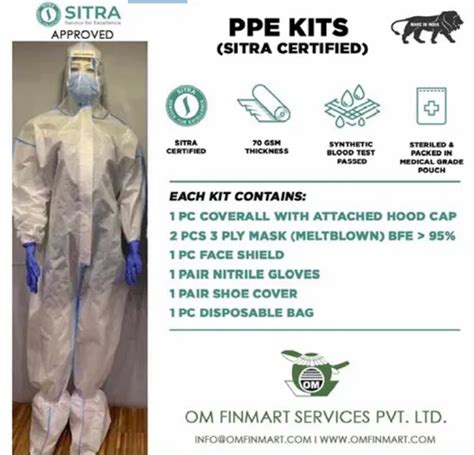 Standard Disposable Sitra Approved Ppe Kit At Best Price In Mumbai Id