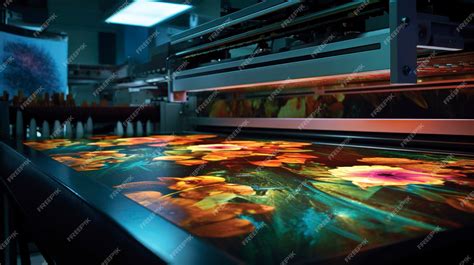 Premium Ai Image A Photo Of High Speed And High Resolution Printing