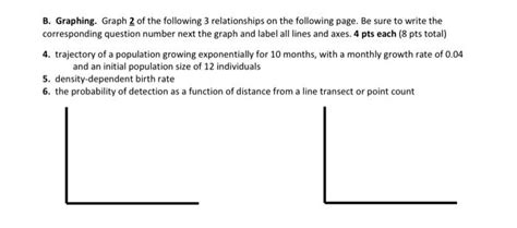 solved b graphing graph 2 of the following 3 relationships