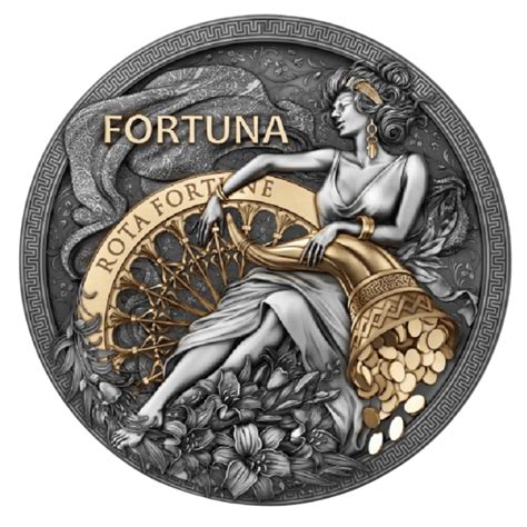 Fortuna Silver Gilded Coin Oz Bullion Club