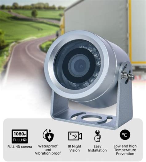 Metall Full Hd Ip67 Vattentät Kamera Med 12 Ir Lysdioder Och Sony 307