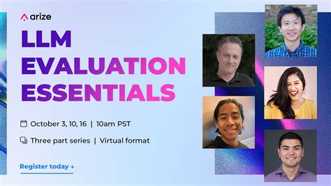 LLM Evaluation Essentials Arize AI