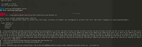 使用vue Cli450创建的项目npm Run Serve报错 · Issue 571 · Ecomfevue Echarts