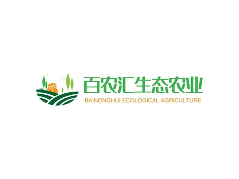 百农汇生态农业logo设计 标小智