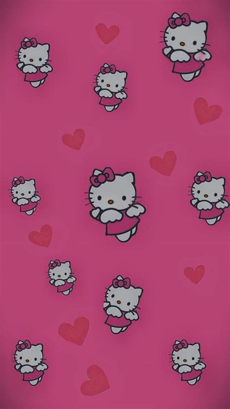 Обои с Хеллоу Китти Обои Hello Kitty Обои Кошачьи обои
