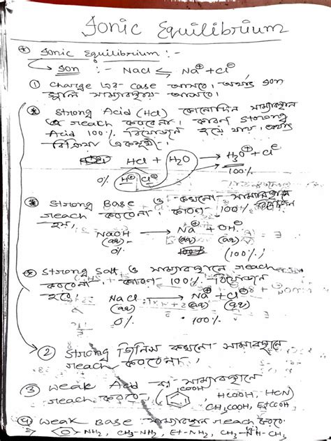Ionic Equilibrium Pdf