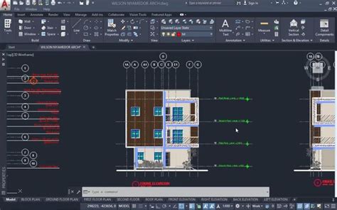 3d Like Plotting In Autocad In 2024 Architecture Design Architecture Architecture Drawing