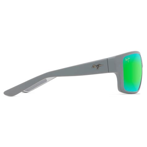 Maui Jim Mangroves Grey Mauigreen Polarized Wrap Sunglasses
