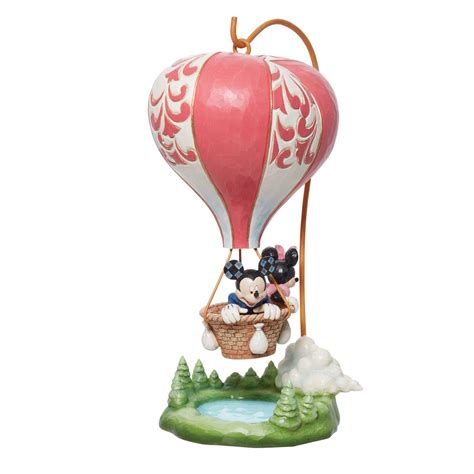 Enesco Jim Shore Disney Traditions Mickey Minnie In Hot Air Balloon