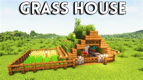 Easy Grass Starter House For Your Minecraft World Youtube