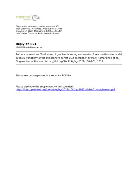 Pdf Evaluation Of Gradient Boosting And Random Forest Methods To