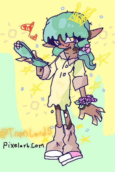 Pixilart Summer Splatoon Character By Toonlord5