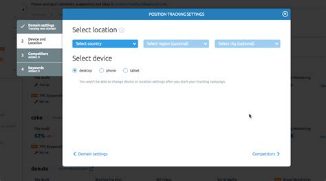 Configuring Position Tracking SEMrush Knowledge Base Manual Reports And Tools SEMrush